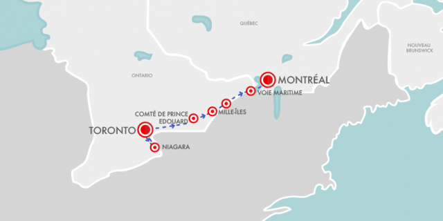 De Toronto à Montréal | Circuit croisière - Imagine Canada